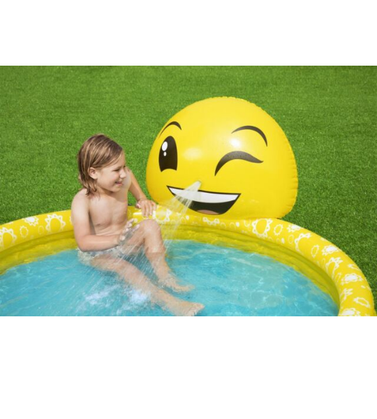 Piscine gonflable SMILEY 282L - BESTWAY® (1,6M) – Gula Market®